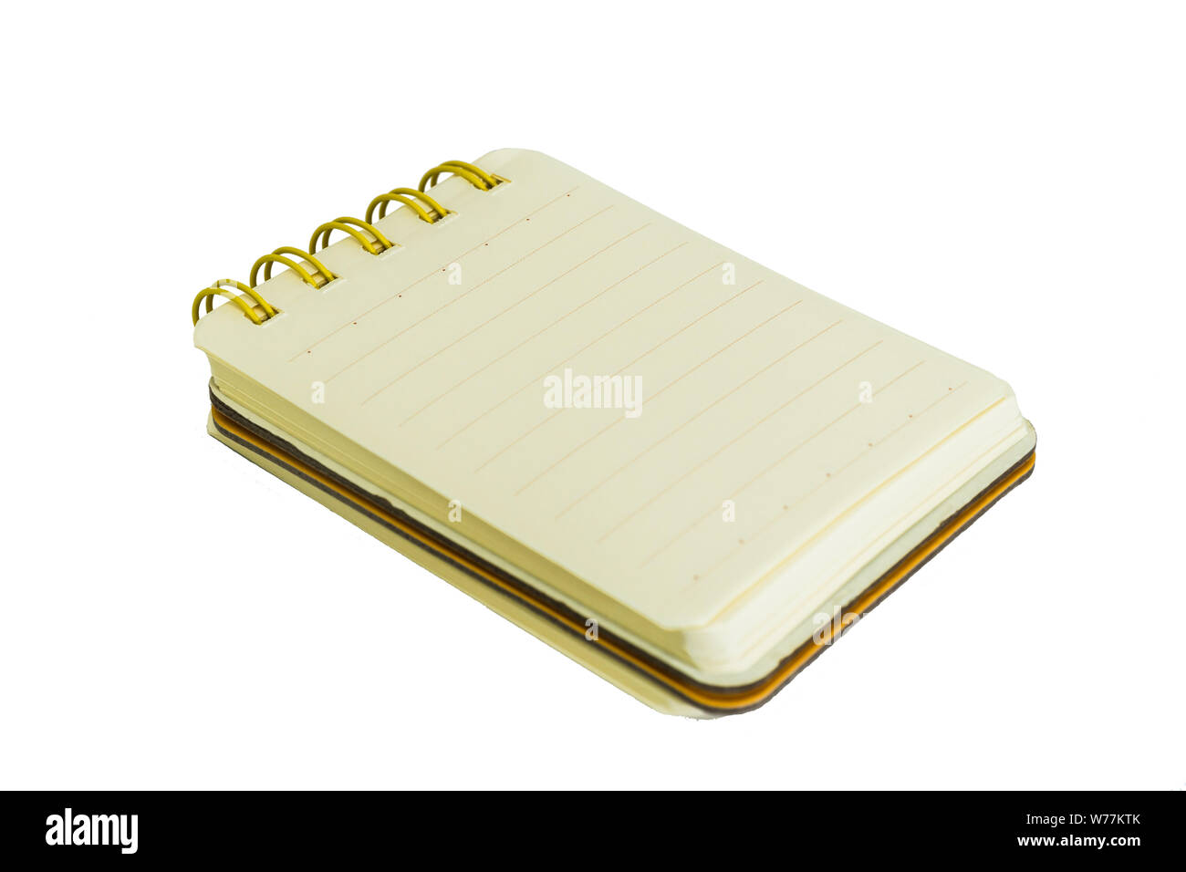 Notepad isolated on white background Stock Photo - Alamy