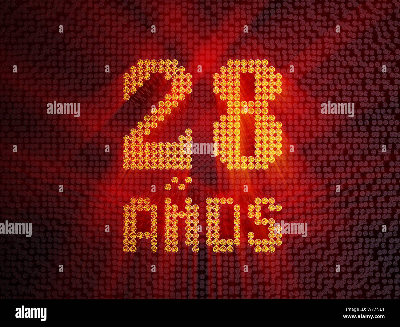 3d number 28 hi-res stock photography and images - Alamy