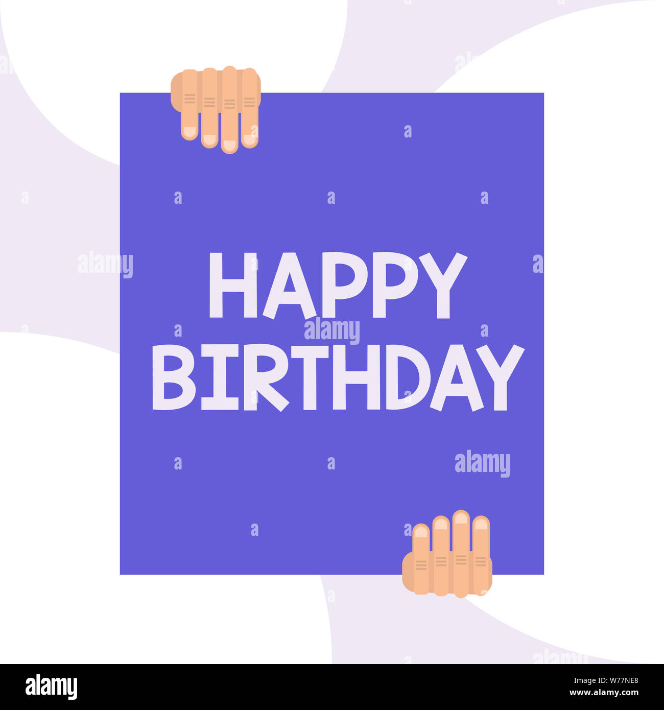 Handwriting text writing Happy Birthday. Conceptual photo The birth ...