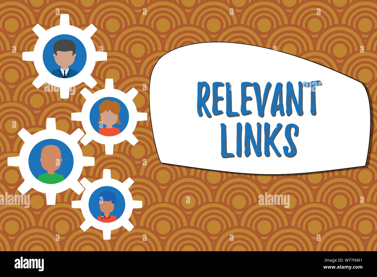 Writing note showing Relevant Links. Business concept for Significant ...