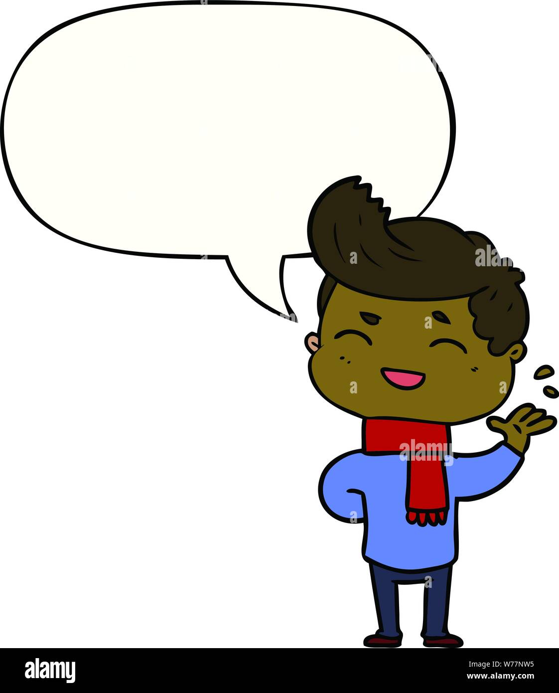 Cartoon Person Speaking