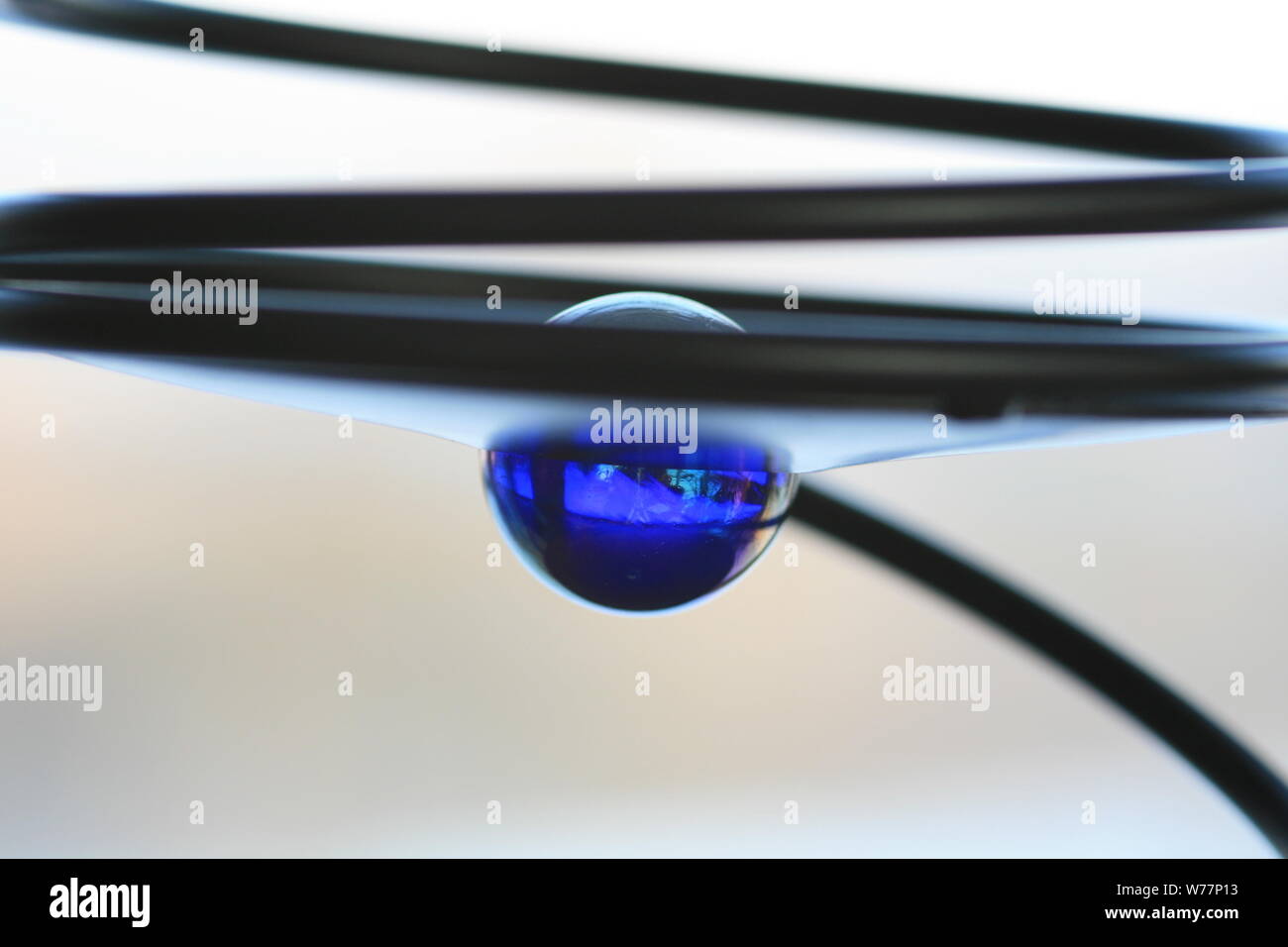 glass ball in a spial ball track - close up Stock Photo - Alamy