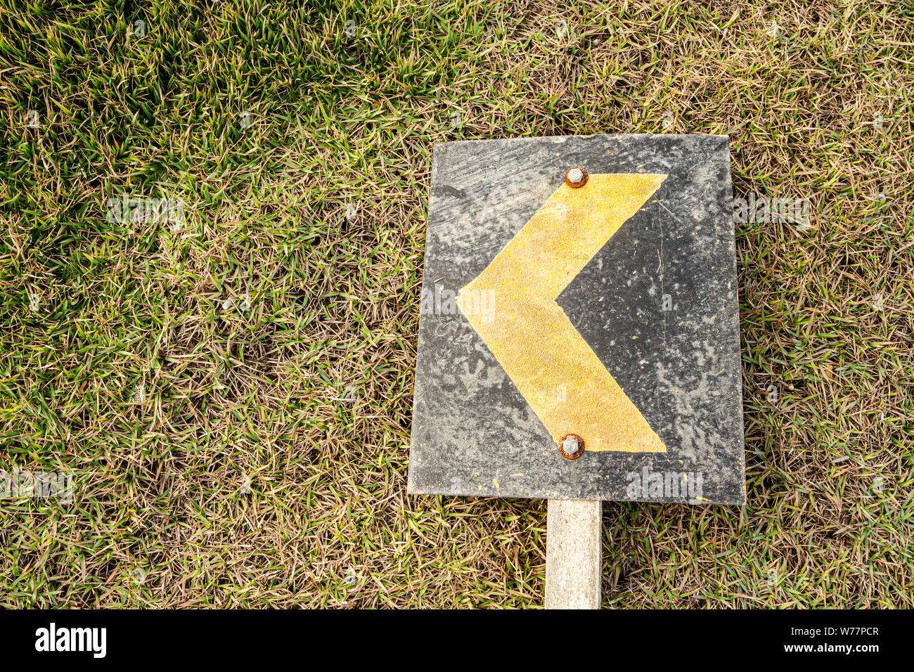 Turn left sign hi-res stock photography and images - Alamy