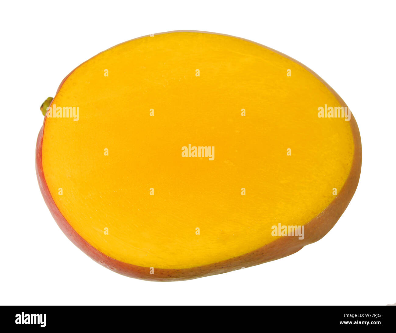 cutting mango isolated on white Stock Photo - Alamy