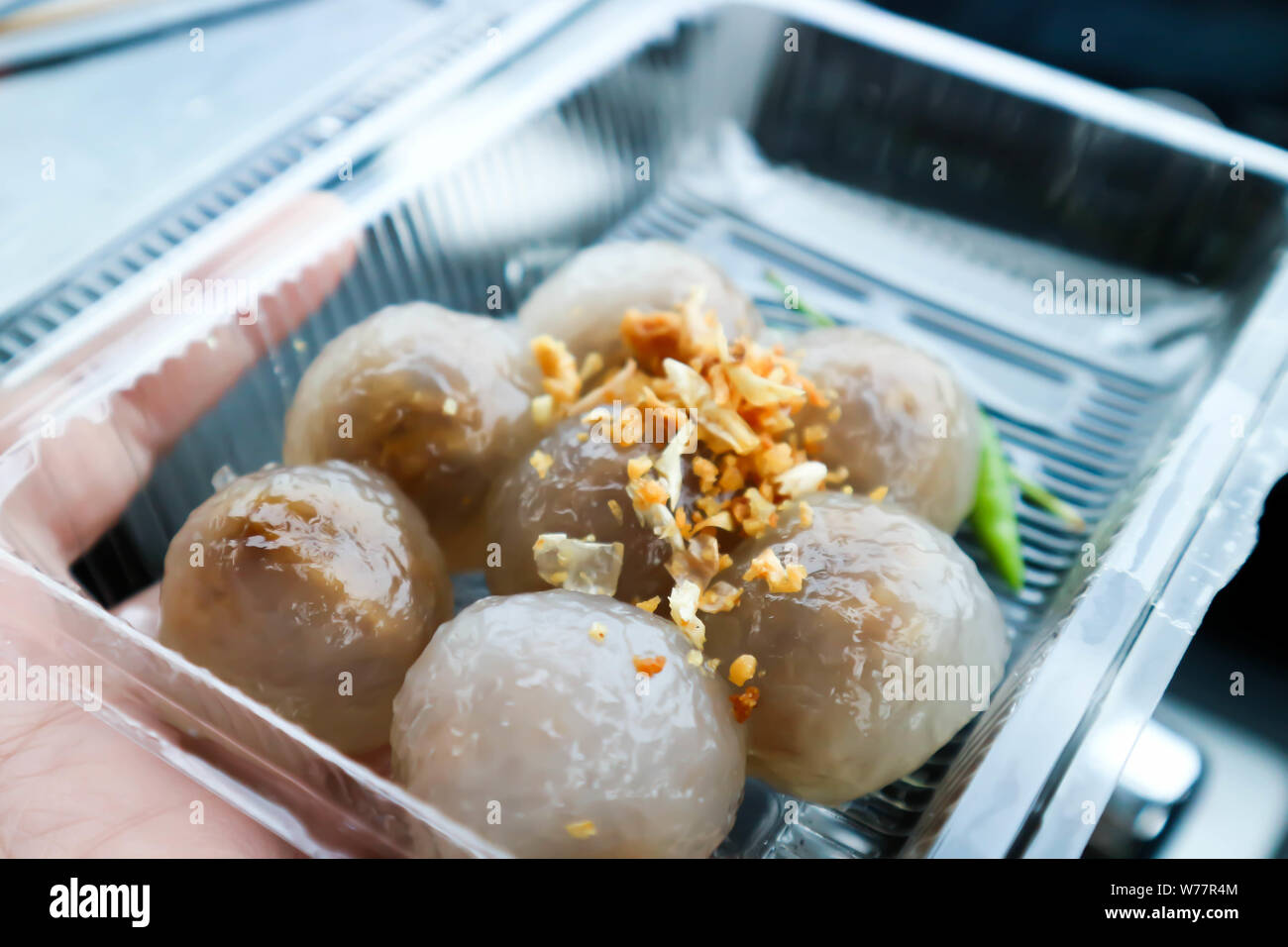 Tapioca balls pork filling hi-res stock photography and images - Alamy