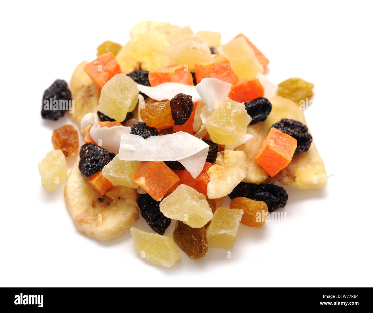 dried pineapple, banana chips, raisins, dried papaya and coconut for ...