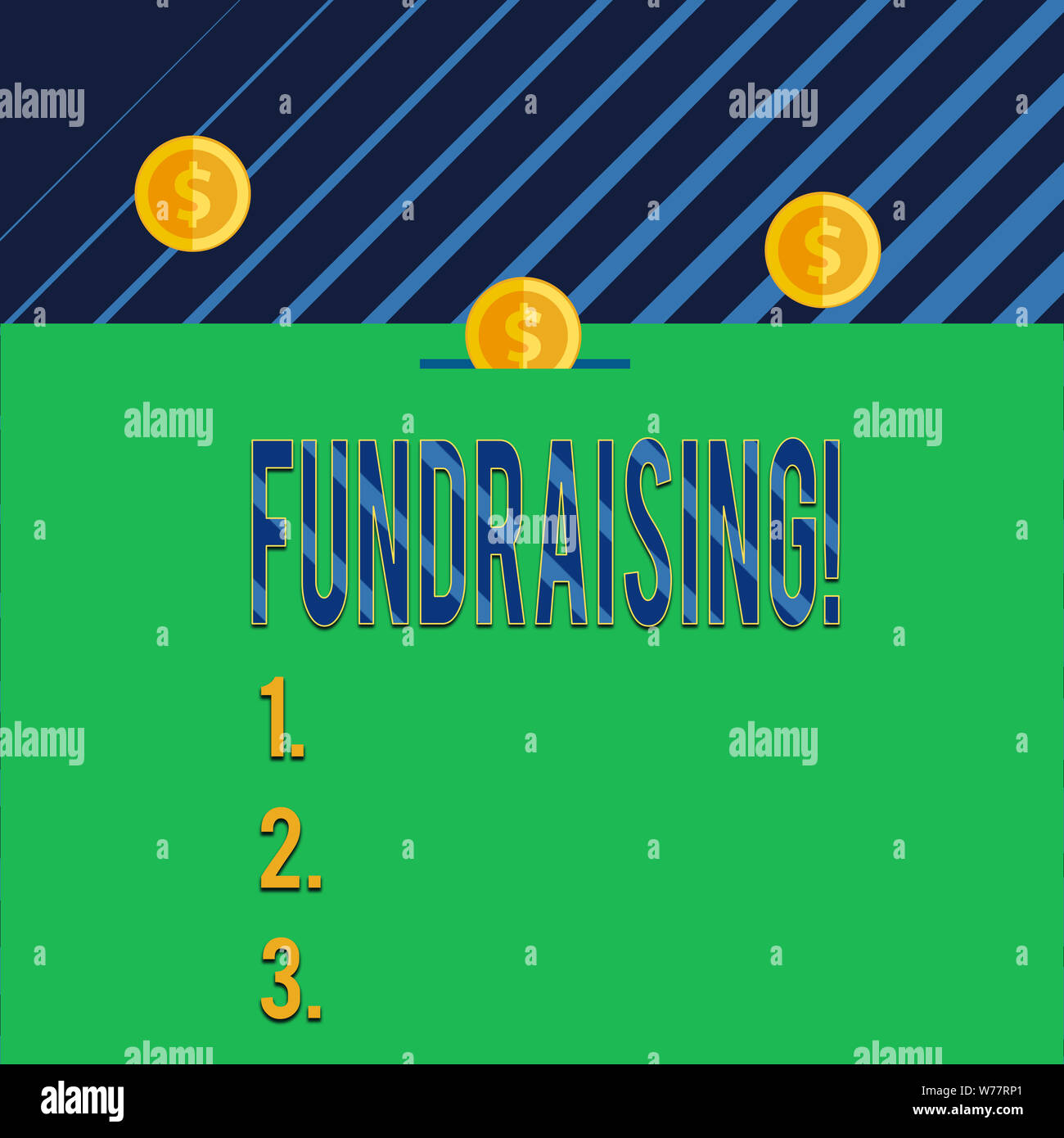 Text sign showing Fundraising. Business photo text seeking to generate ...