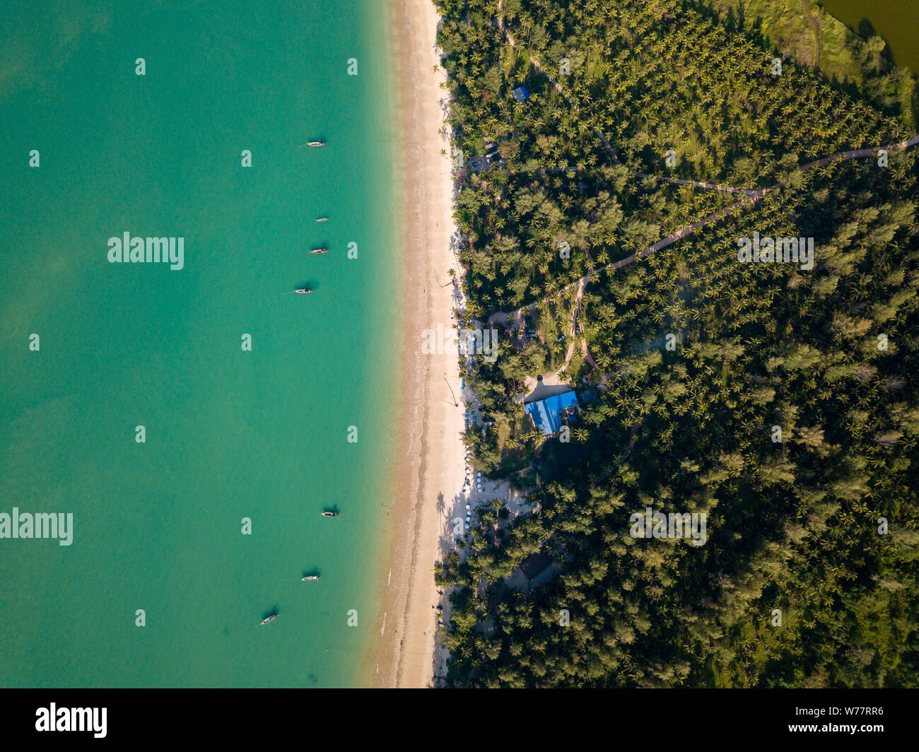 Aerial view coastline beautiful sandy hi-res stock photography and ...