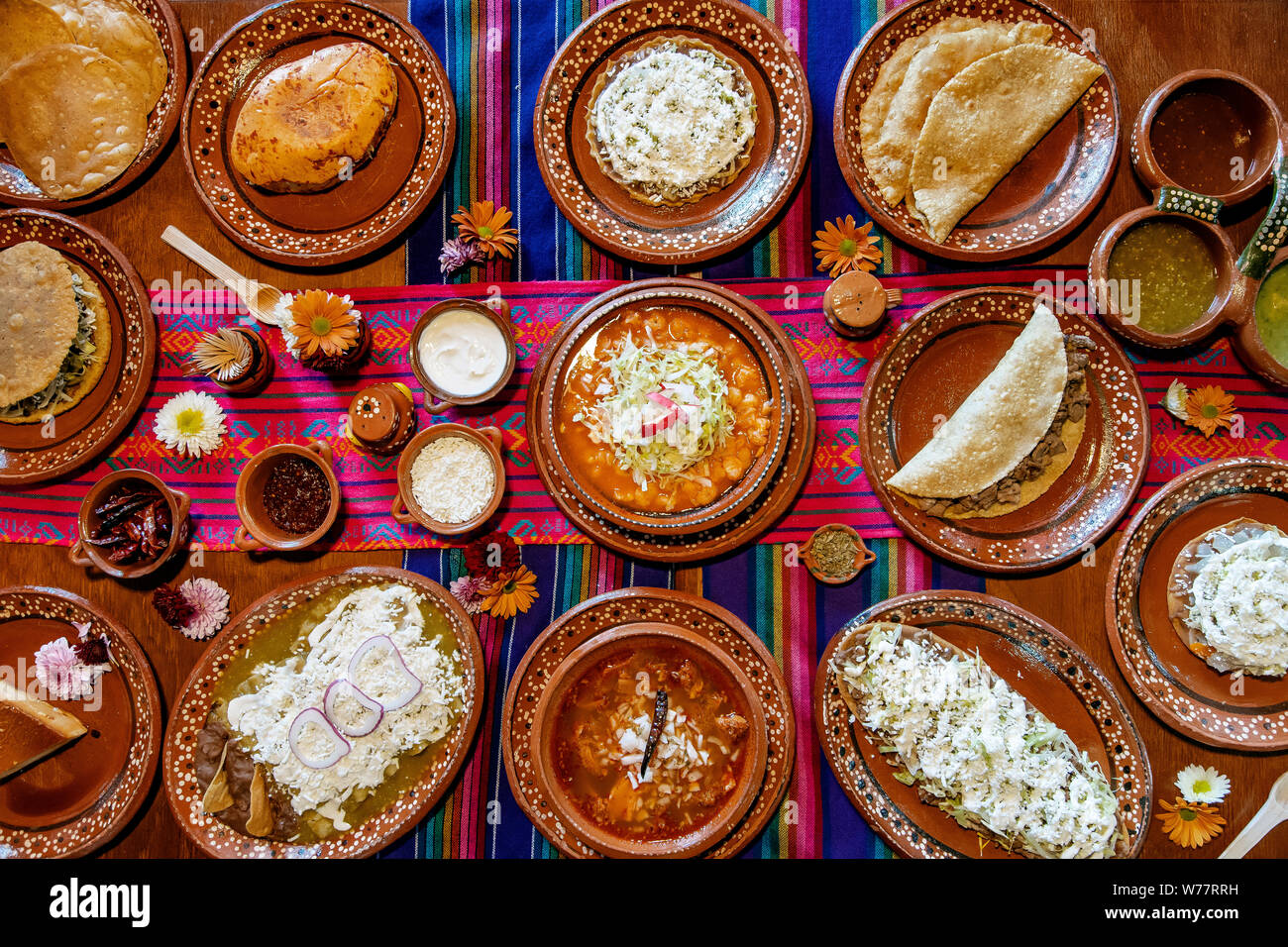 traditional mexican food Stock Photo - Alamy