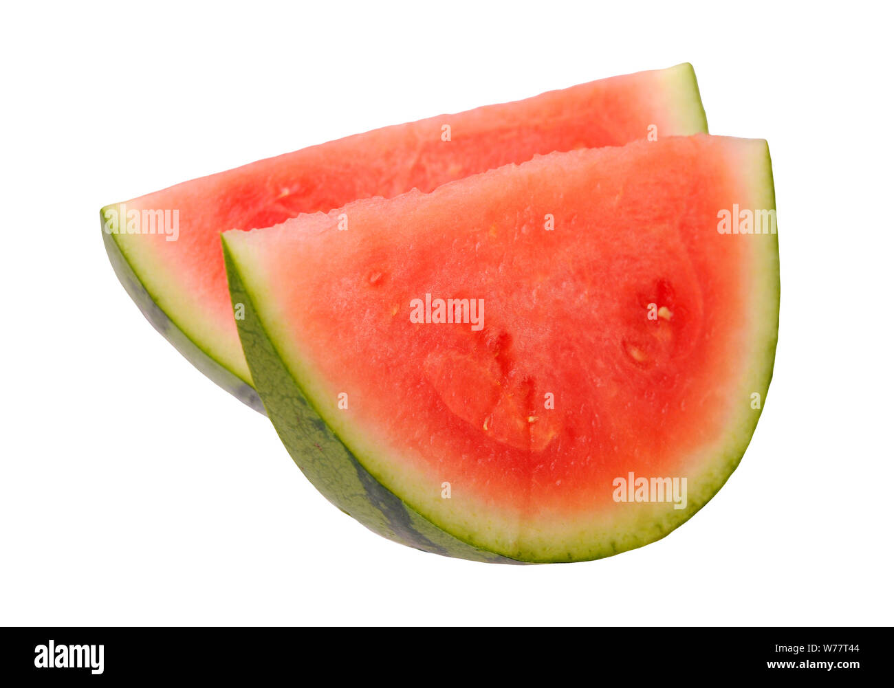 cutting watermelon isolate on white Stock Photo - Alamy