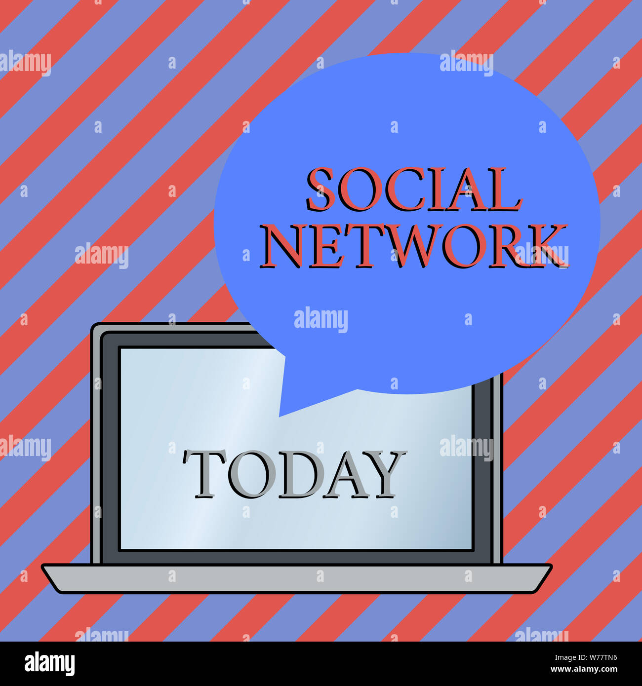 Conceptual hand writing showing Social Network. Concept meaning ...