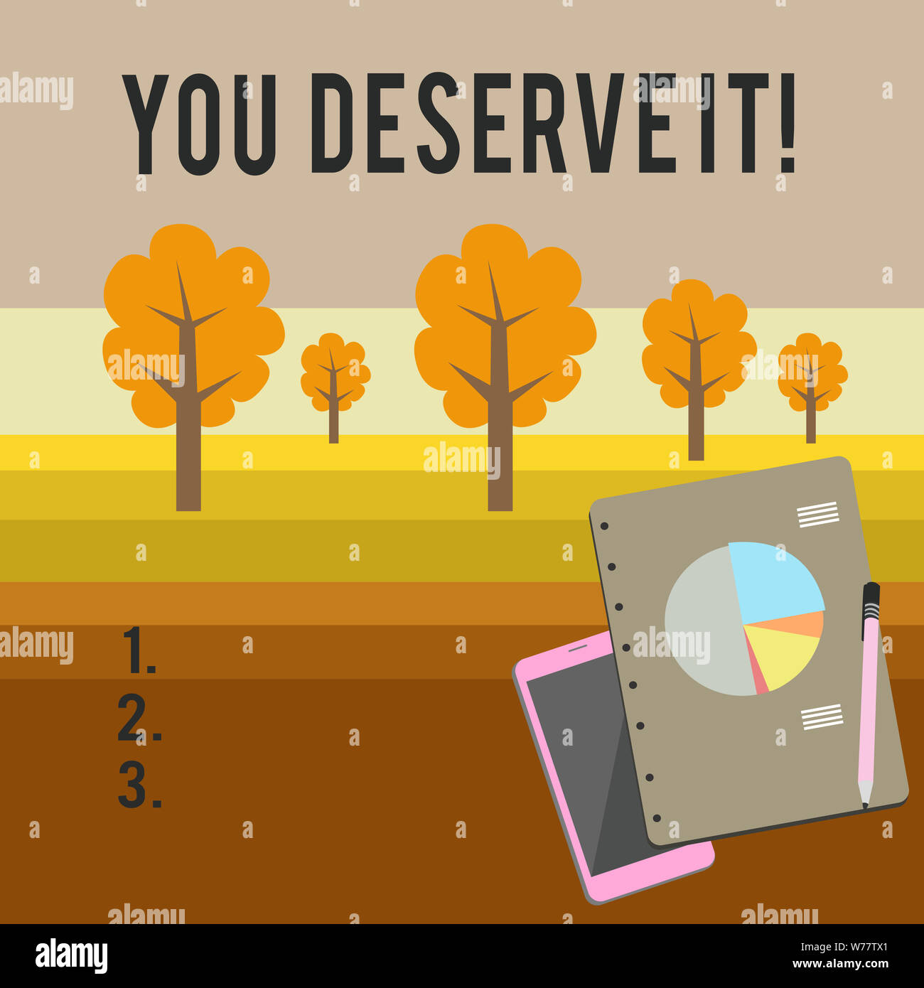Conceptual hand writing showing You Deserve It. Concept meaning should ...