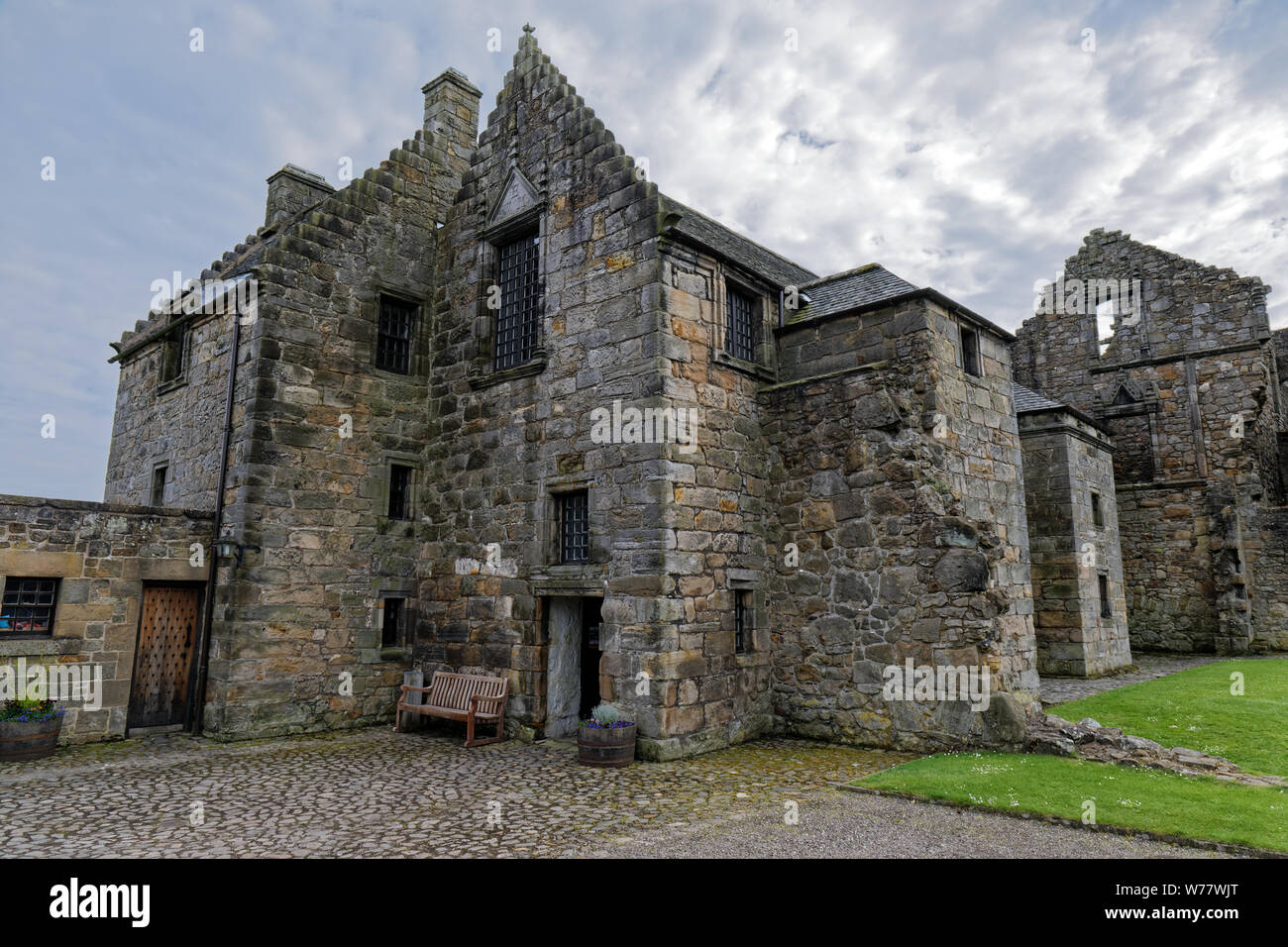 Aberdour Castle, Scotland, UK Stock Photo - Alamy