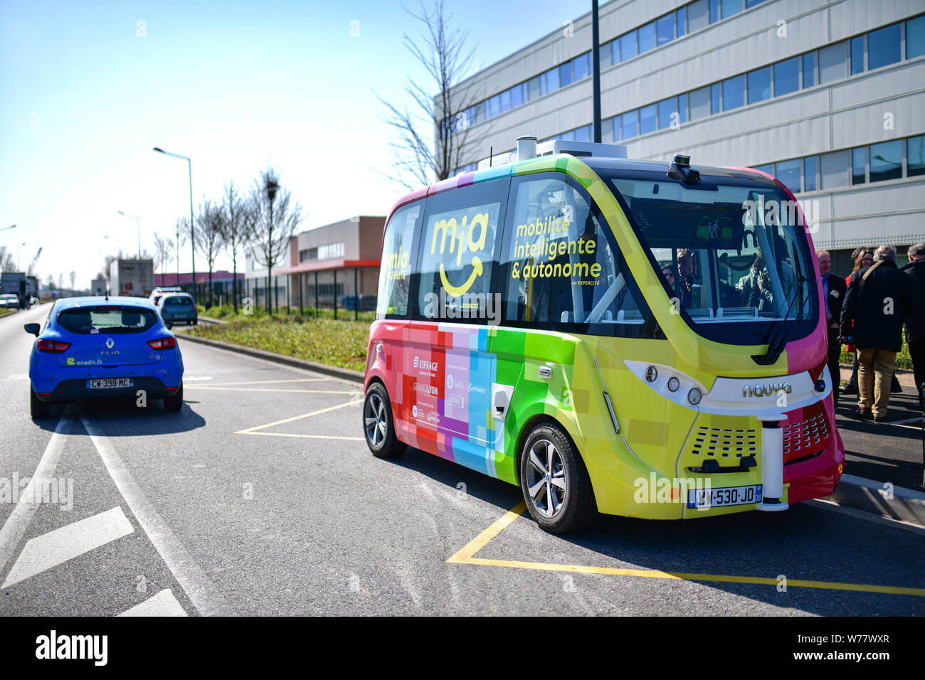 Meyzieu Jonage (southeastern France): inauguration of the first ...