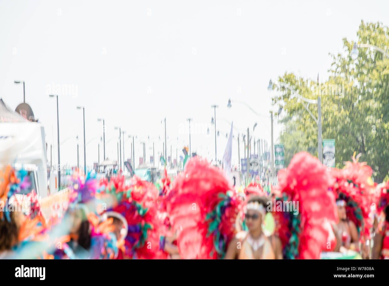 TORONTO, ONTARIO, CANADA - AUGUST 3, 2019: Participants in the Toronto ...