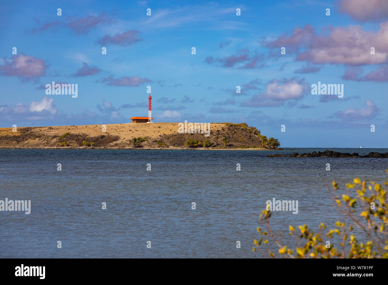 Little lighthouse island in martinique Stock Photo - Alamy