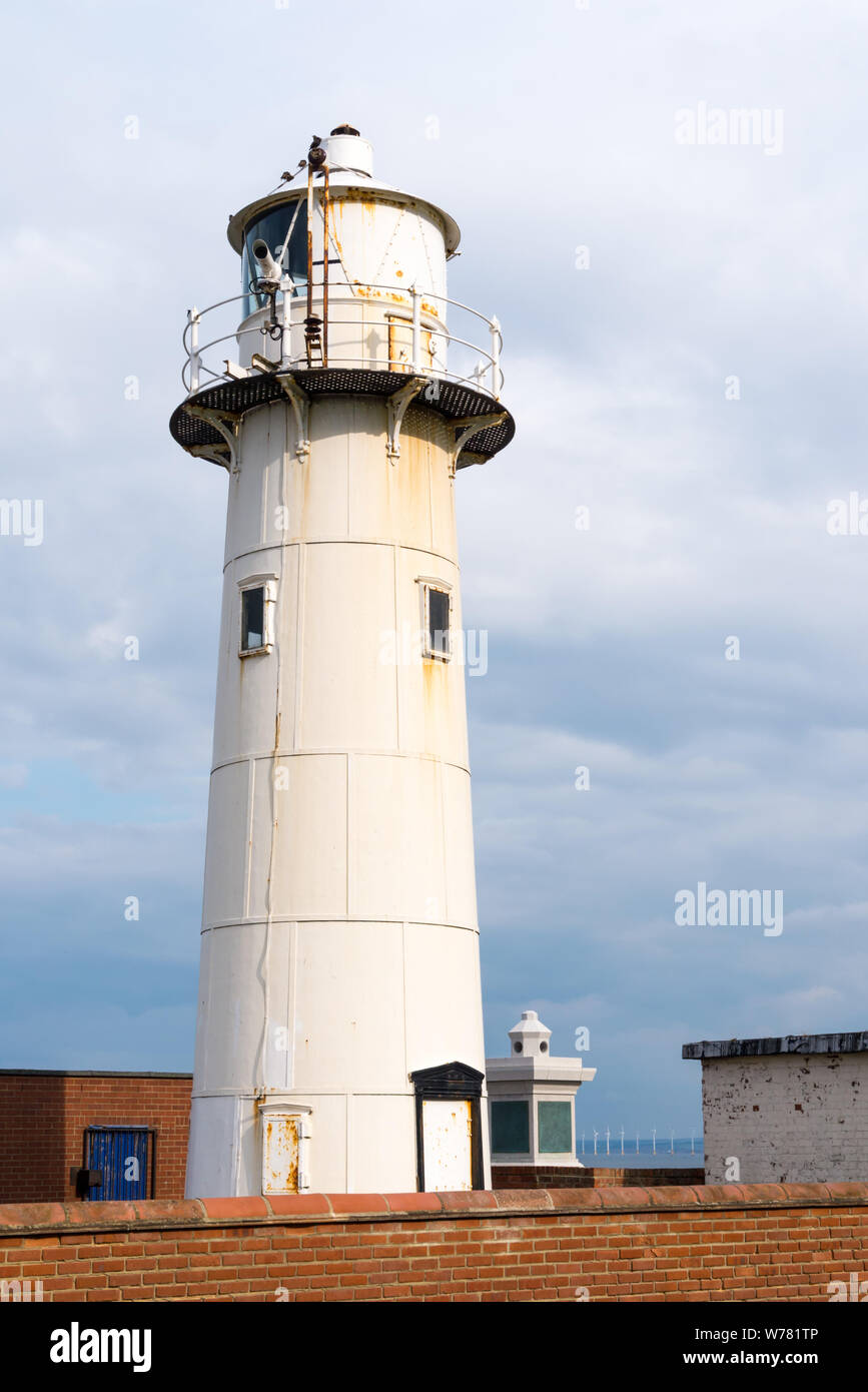 The Heugh Lighthouse at The Heugh, Hartlepool Stock Photo - Alamy