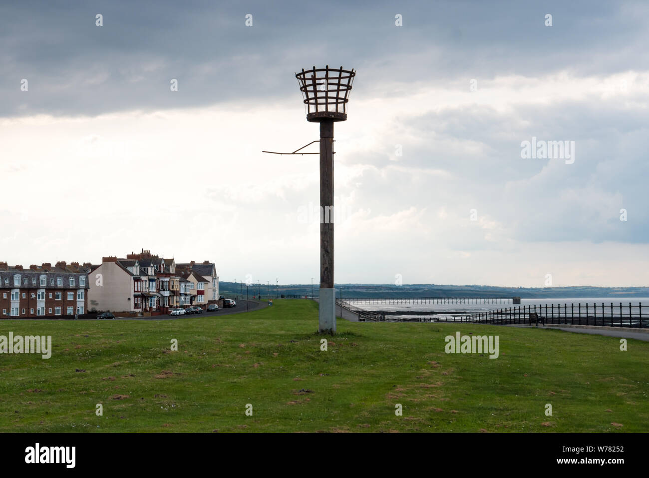 A Coastal Beacon at Town Moor, Hartlepool Headland Stock Photo - Alamy A Coastal Beacon at Town Moor, Hartlepool Headland Stock Photo - Alamy