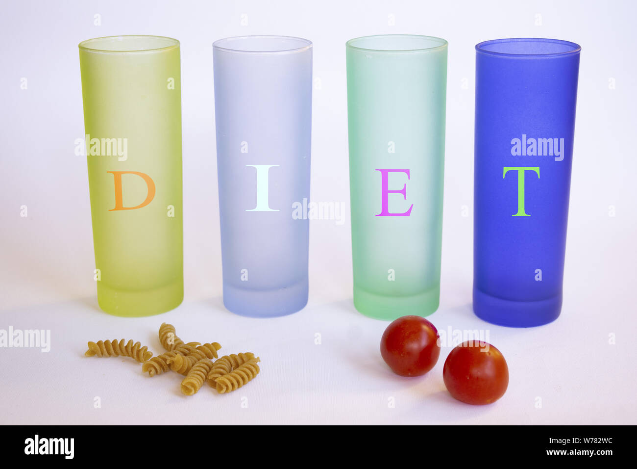 losing weight and keeping fit with a healty diet Stock Photo - Alamy