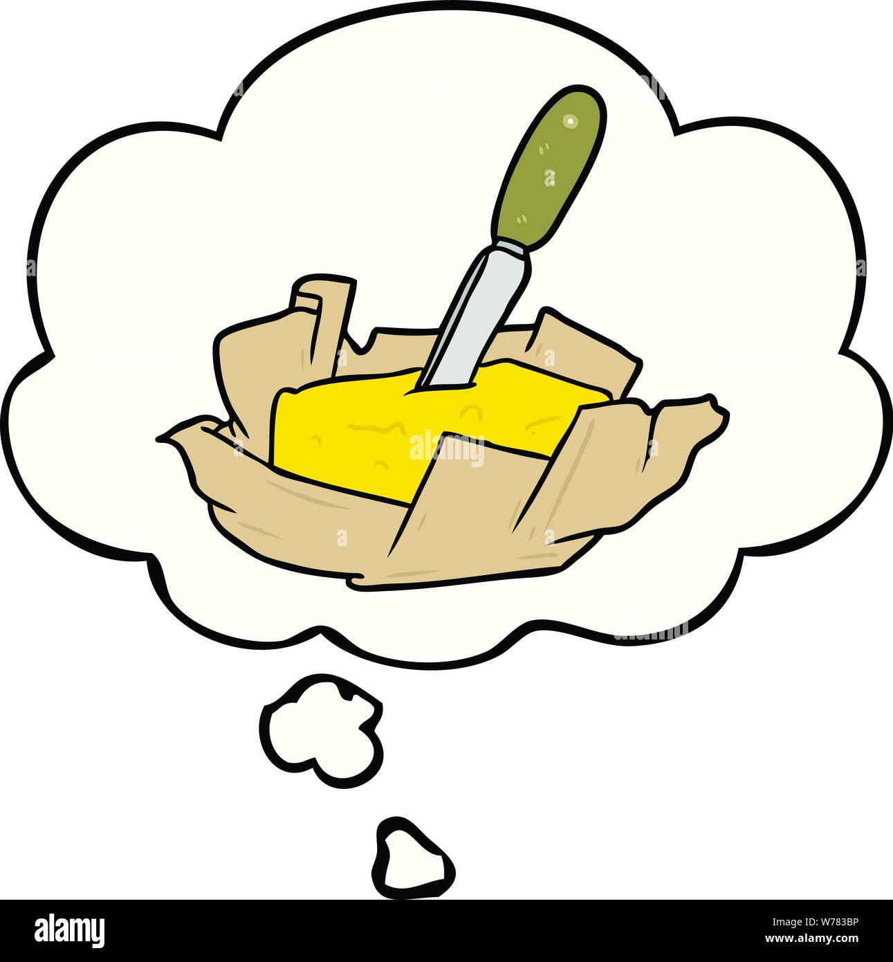Pat of butter Stock Vector Images - Alamy