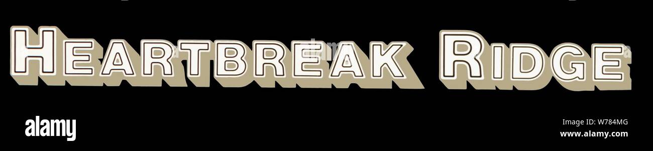 Heartbreak Ridge Clint Eastwood High Resolution Stock Photography and ...