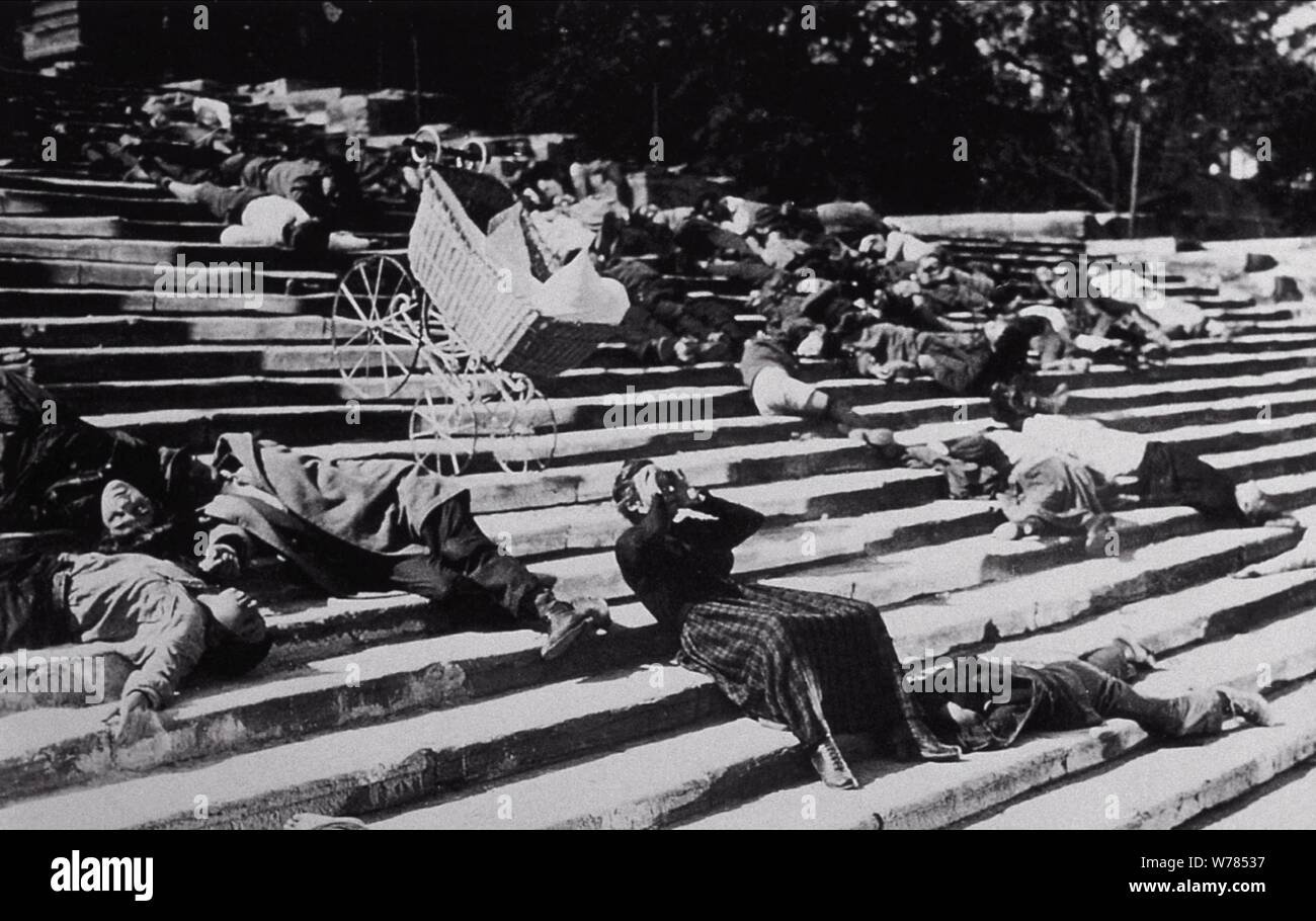 ODESSA STEPS SEQUENCE, BATTLESHIP POTEMKIN, 1925 Stock Photo - Alamy