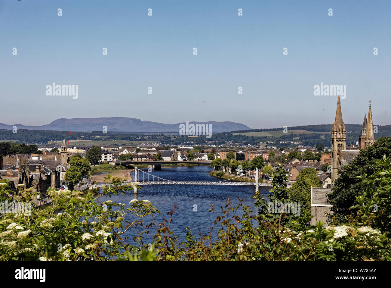 River Ness - Inverness, Highlands, Scotland, United Kingdom Stock Photo ...