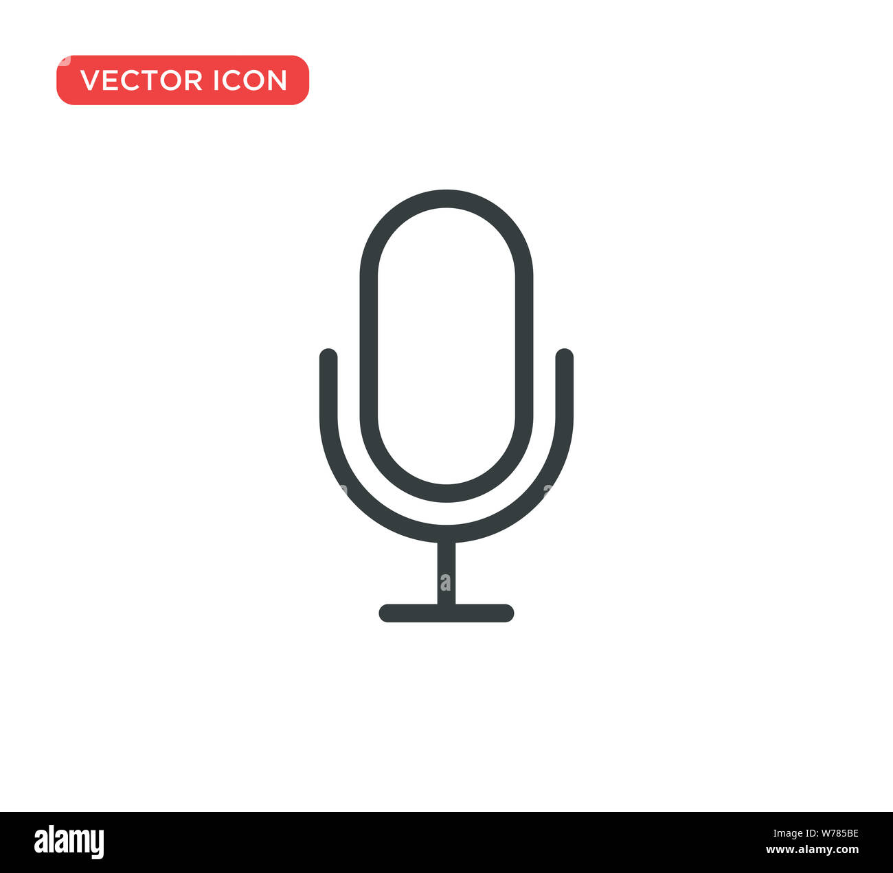 Mic vector hi-res stock photography and images - Alamy