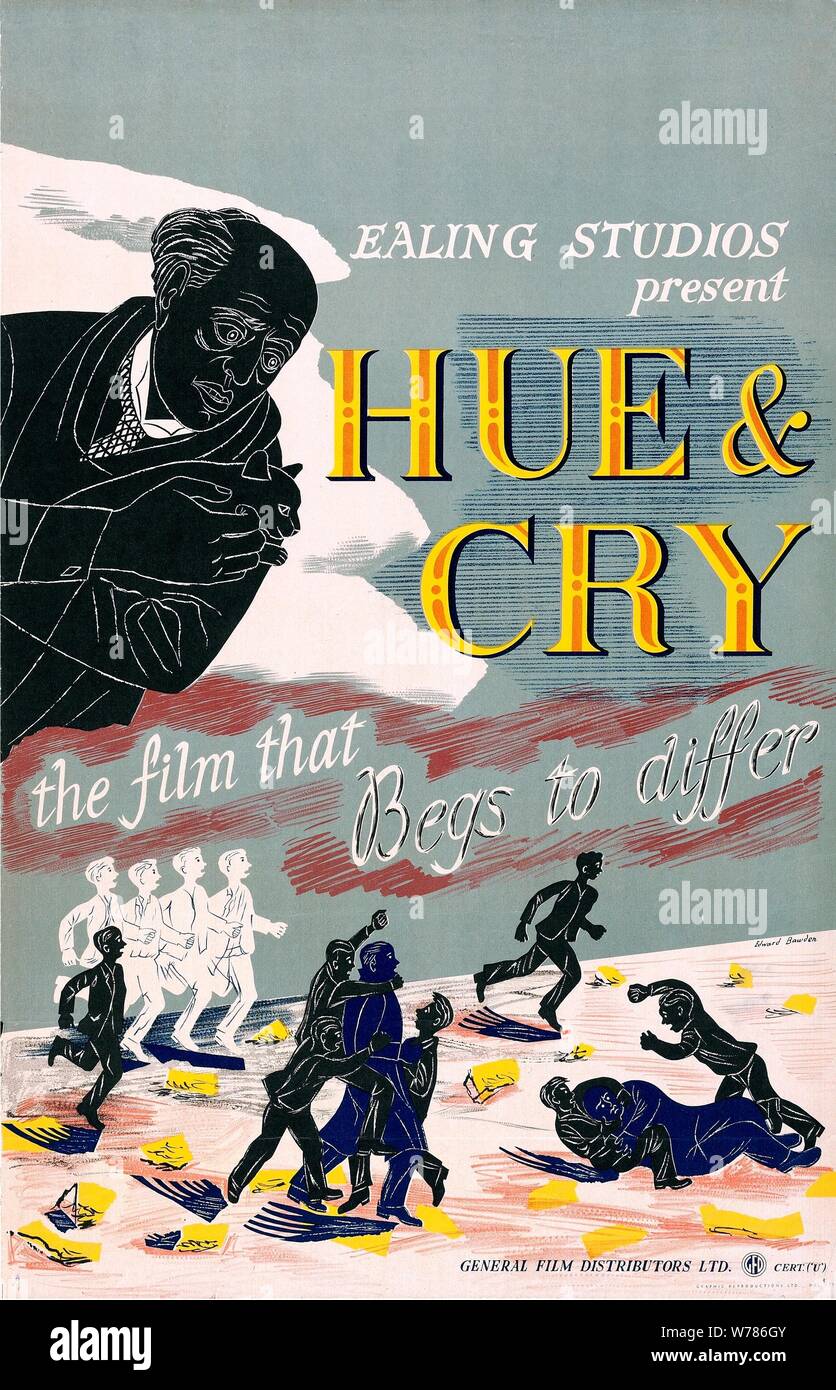 MOVIE POSTER, HUE AND CRY, 1947 Stock Photo - Alamy