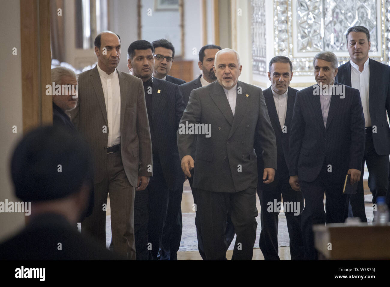 Tehran, Tehran, IRAN. 5th Aug, 2019. Iranian Foreign Minister Mohammad ...