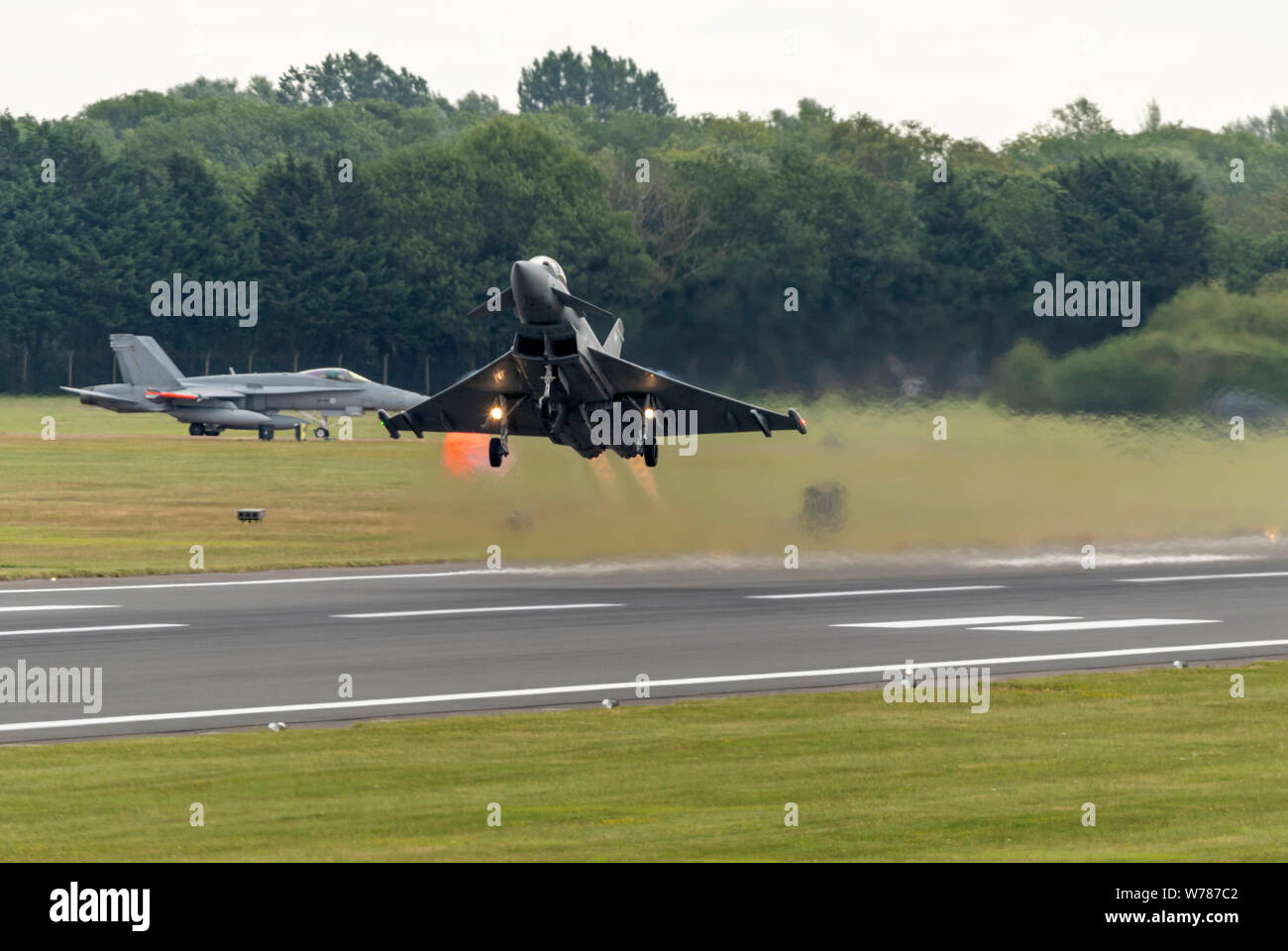 RAF Typhoon from the Royal Air Force Typhoon Display Team Stock Photo ...