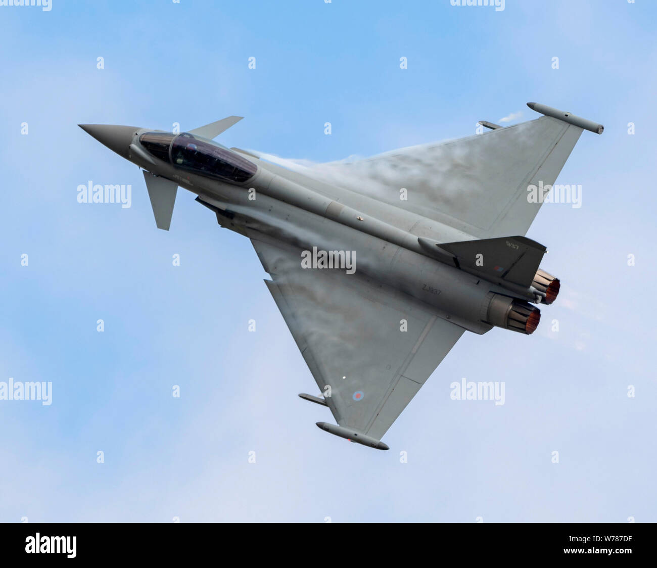 RAF Typhoon from the Royal Air Force Typhoon Display Team Stock Photo ...
