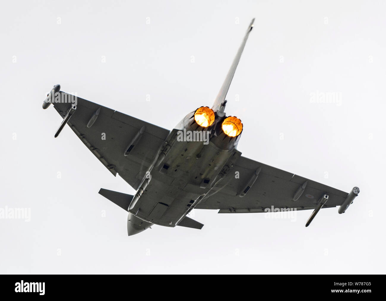 RAF Typhoon from the Royal Air Force Typhoon Display Team Stock Photo ...