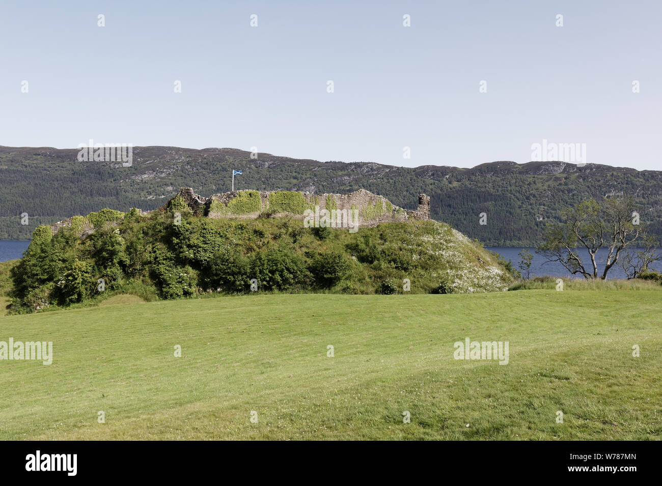 Urquhart Castle on Loch Ness - Strone, Inverness, Highlands, Scotland ...