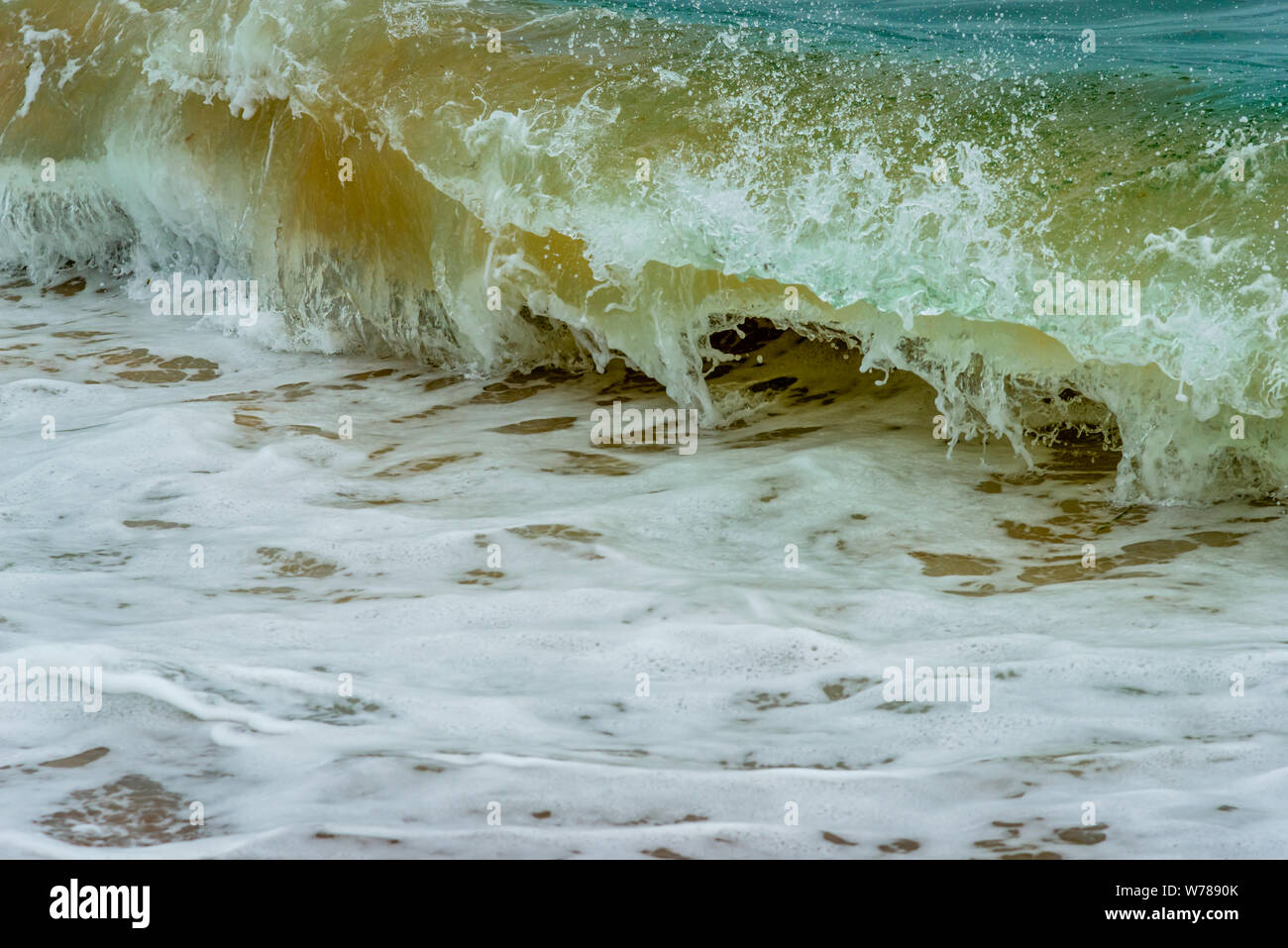 Ocean wave at the East beach Stock Photo - Alamy