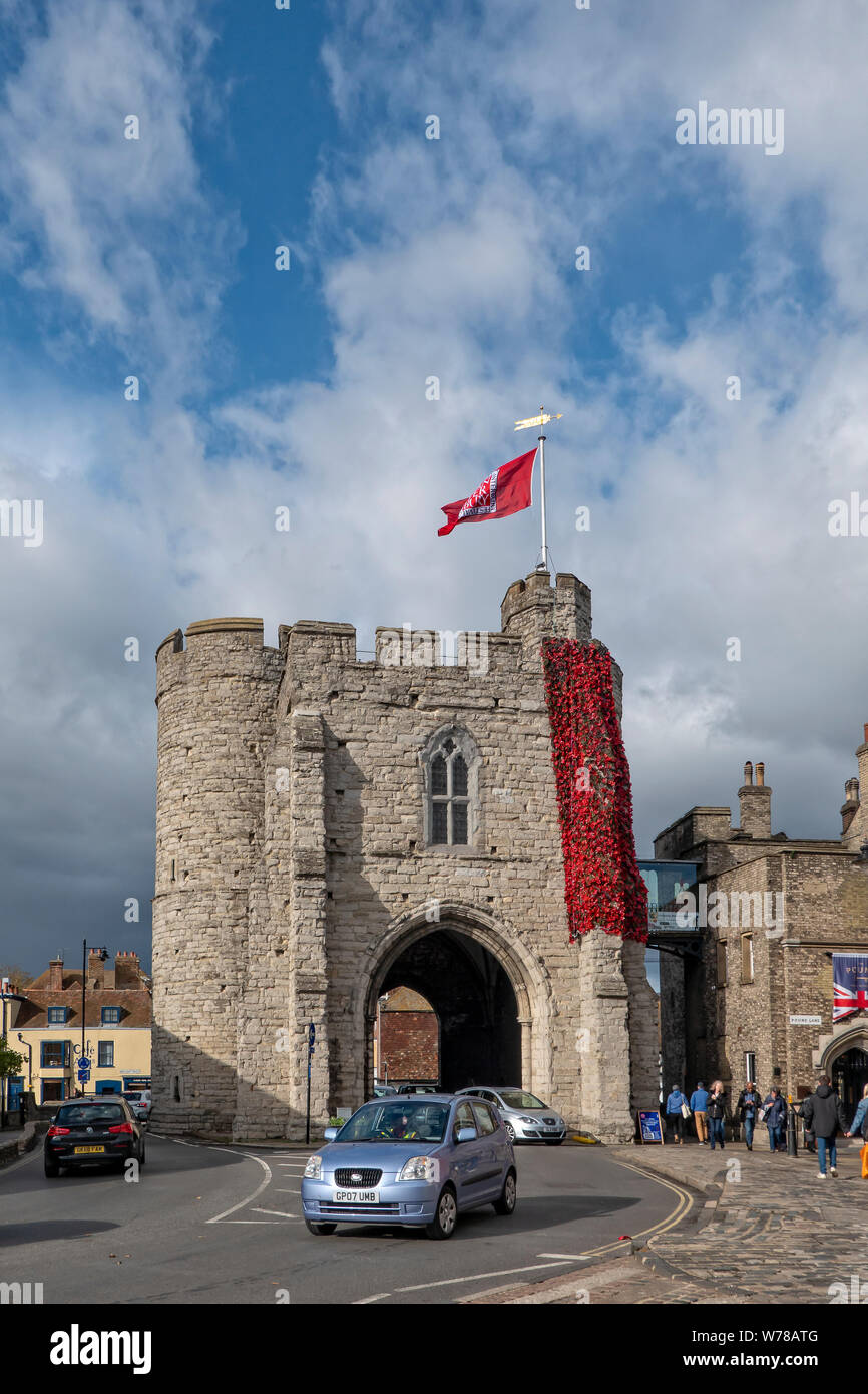 Westgate Towers,Medieval Gateway,Canterbury,Kent,England Stock Photo ...