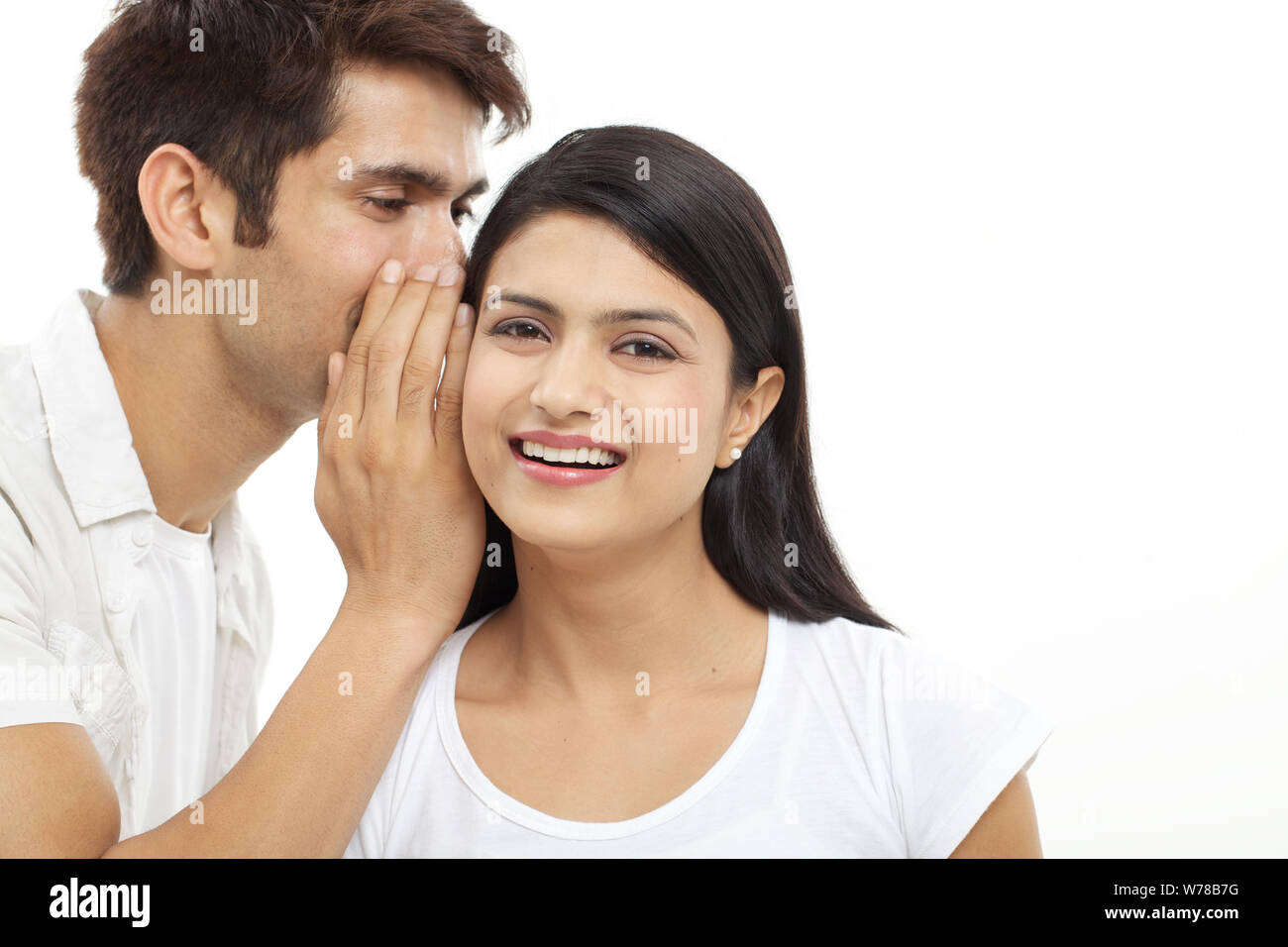 Whispering lover hi-res stock photography and images - Alamy
