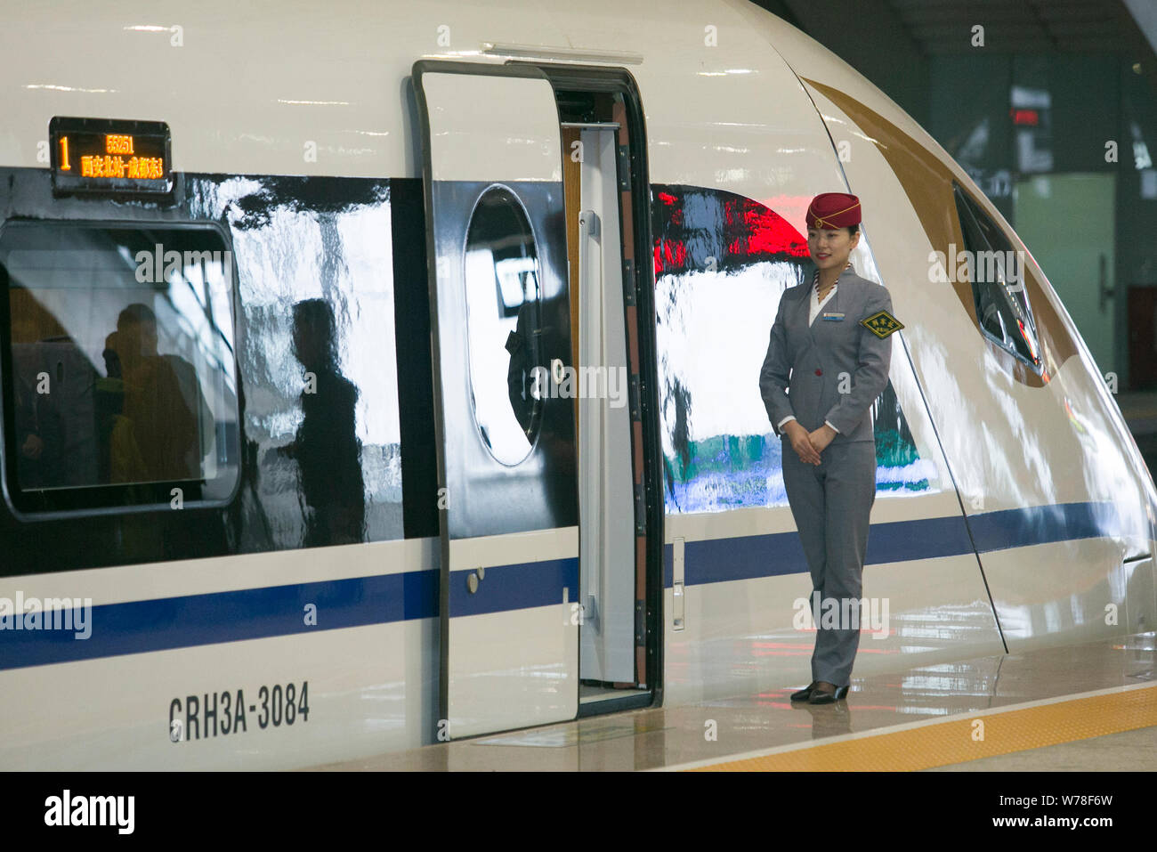 Railway hostess hi-res stock photography and images - Alamy