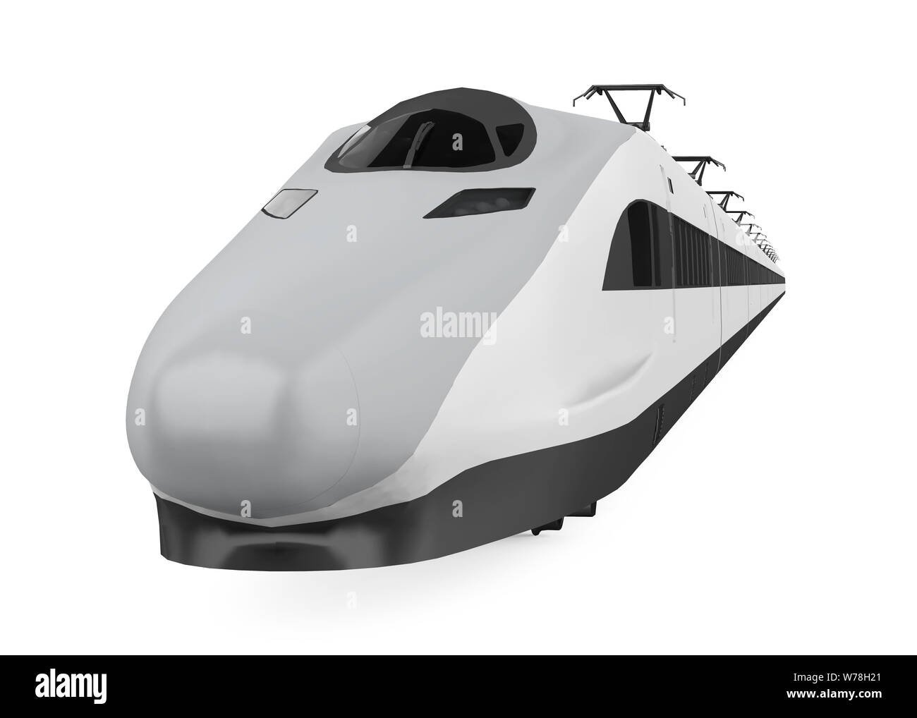 High Speed Train Isolated Stock Photo - Alamy