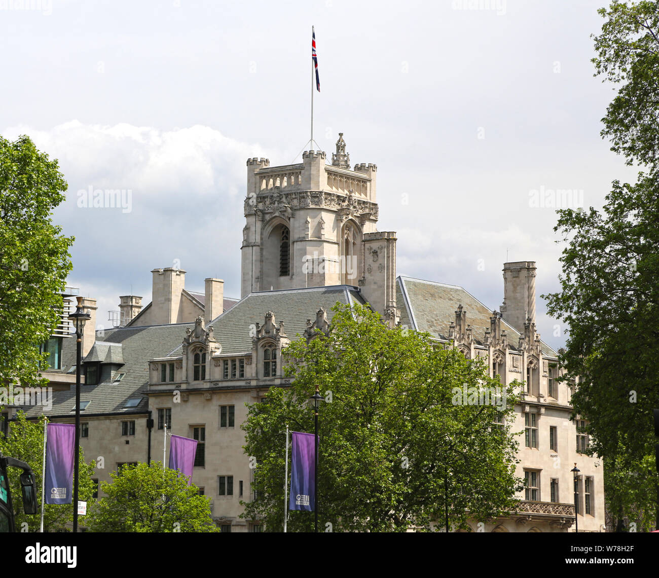 London, Great Britain -May 22, 2016: the building of Supreme Court of ...