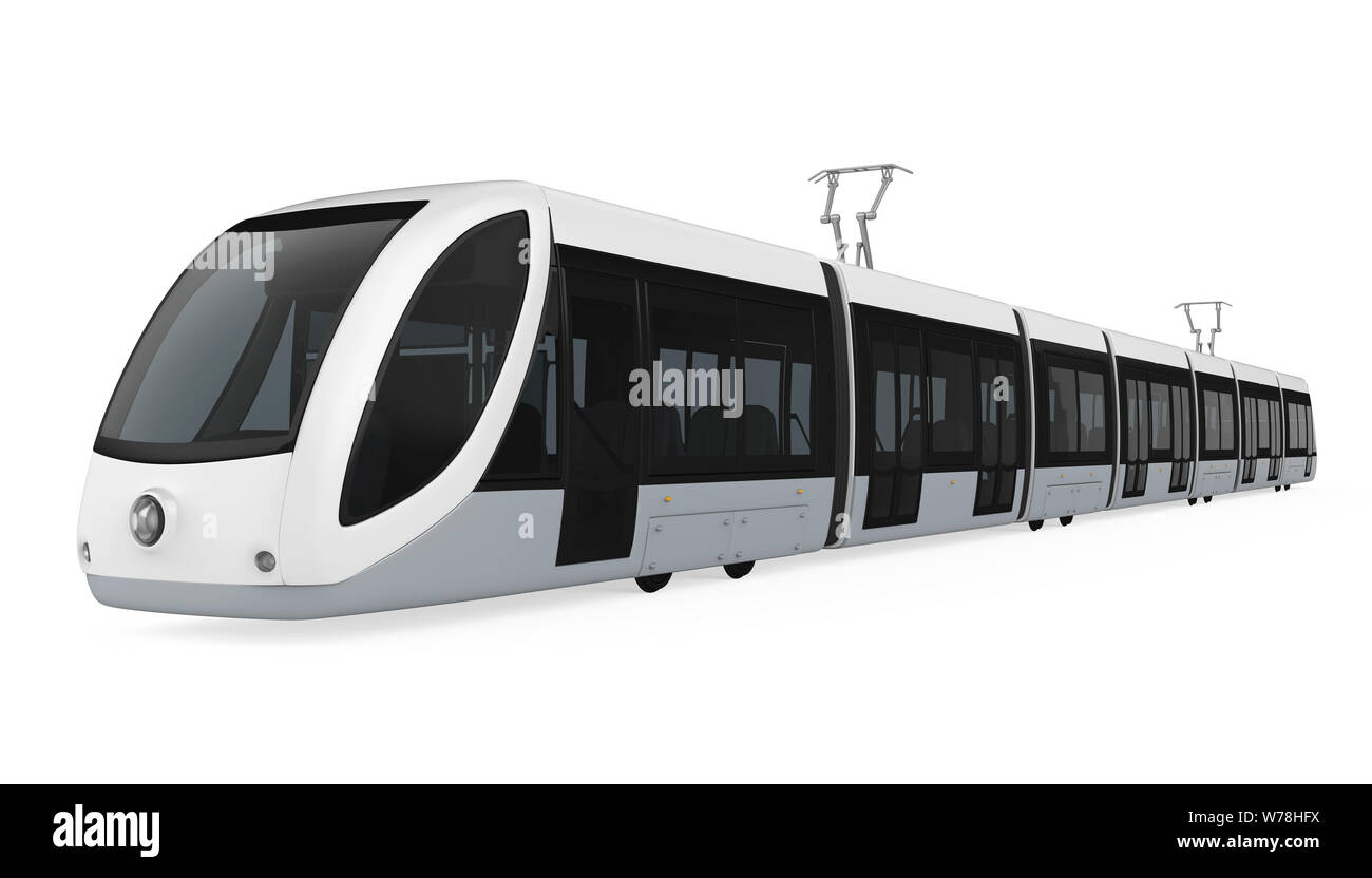 Modern city public transport Cut Out Stock Images & Pictures - Alamy