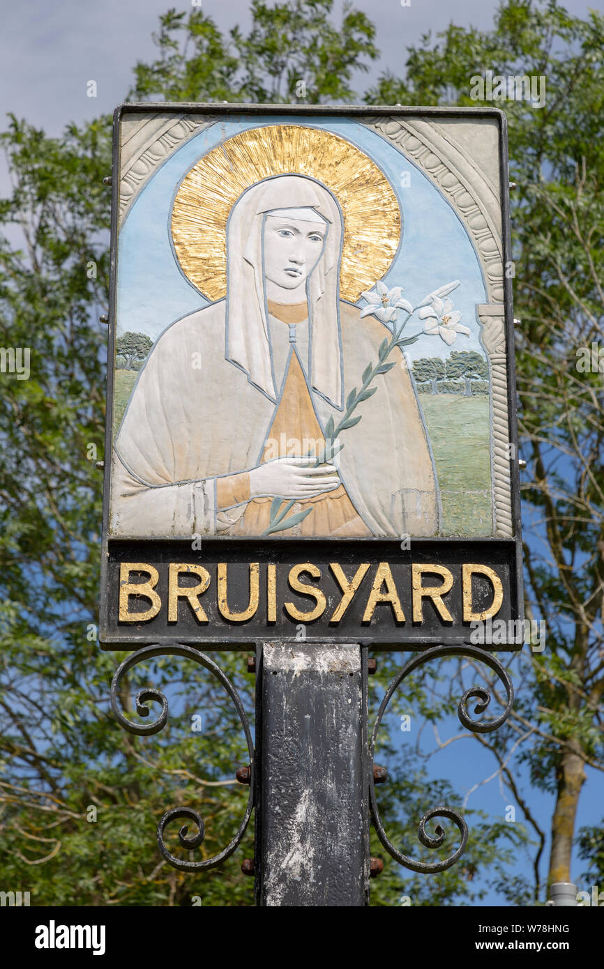 Clare village sign hi-res stock photography and images - Alamy