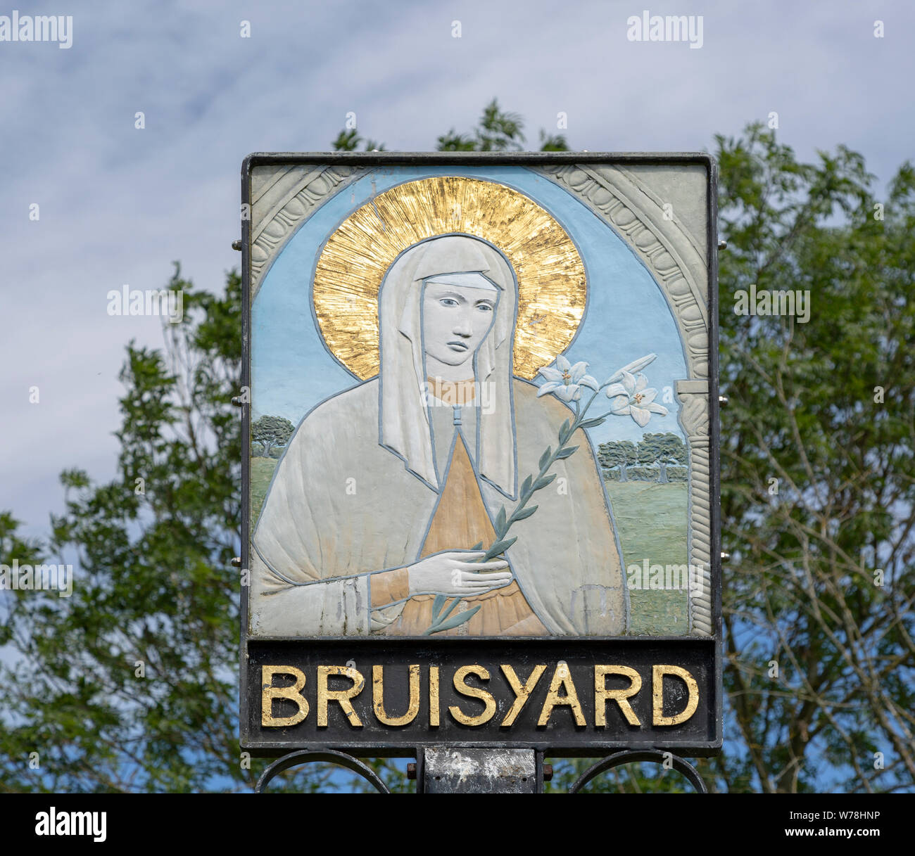 Clare village sign hi-res stock photography and images - Alamy