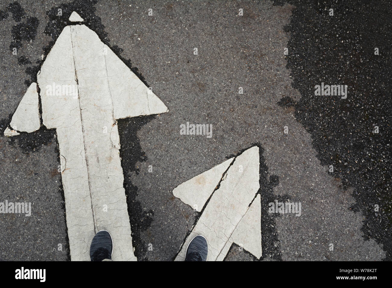 Two Ways High Resolution Stock Photography and Images - Alamy