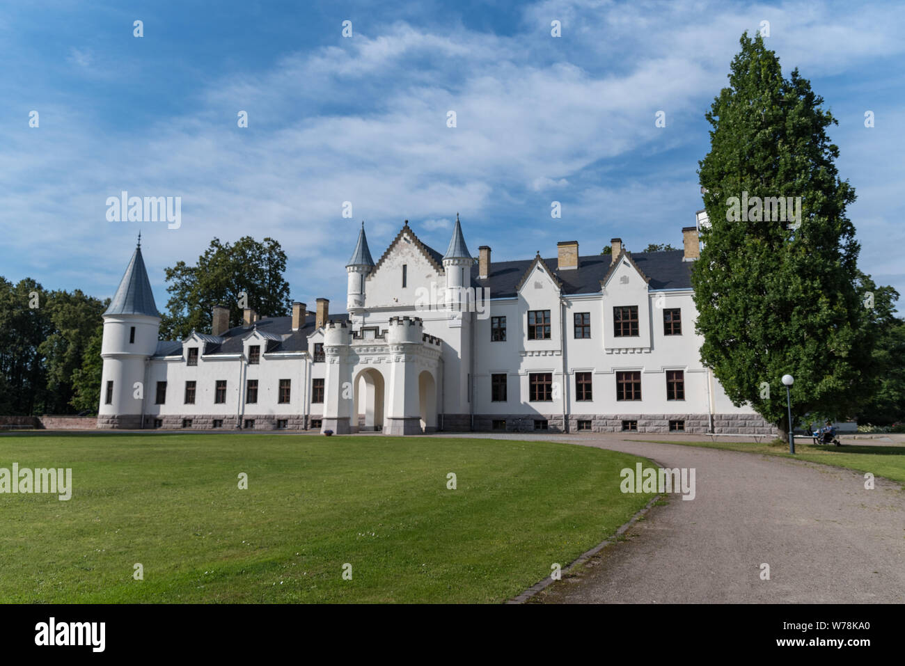 Alatskivi, Estonia -July 18, 2019: Old manor house (1876-1885), know as ...