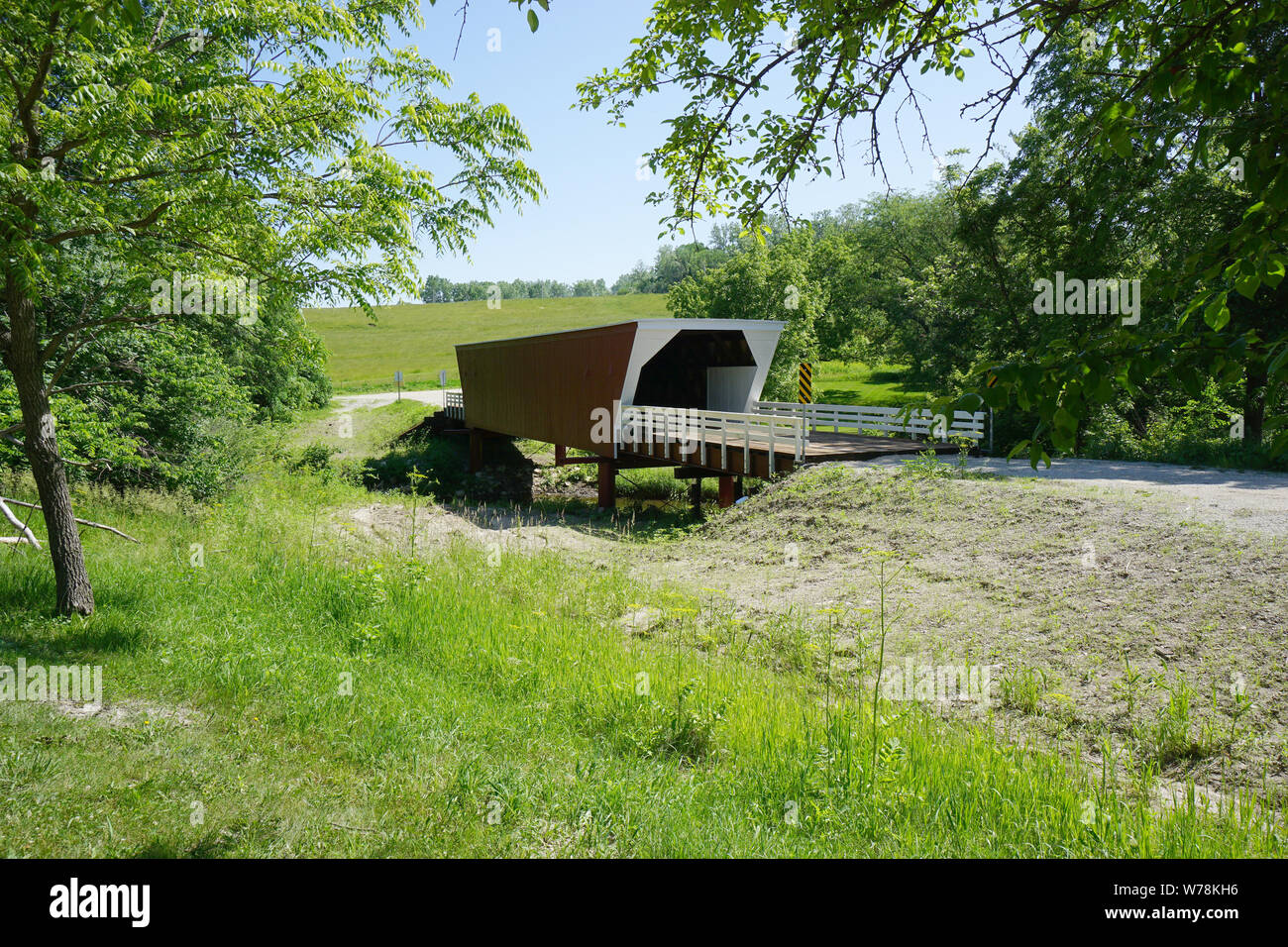 Wooden covered bridge timber arch hi-res stock photography and images ...