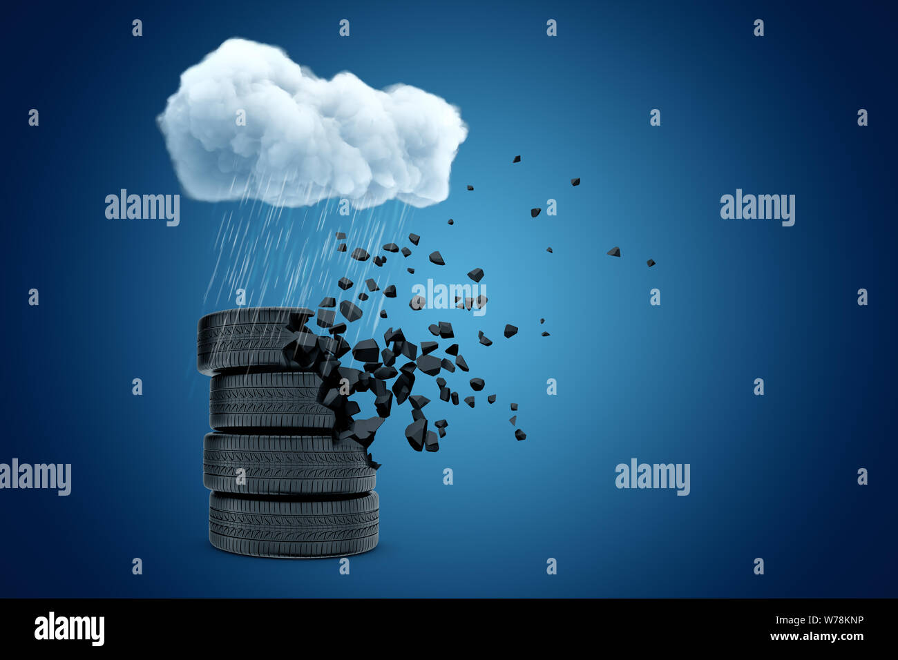 Raining on garbage hi-res stock photography and images - Alamy