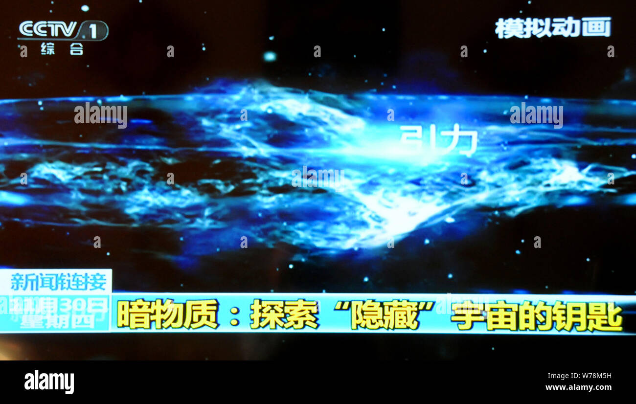 This TV grab taken by CCTV (China Central Television) on 30 November ...