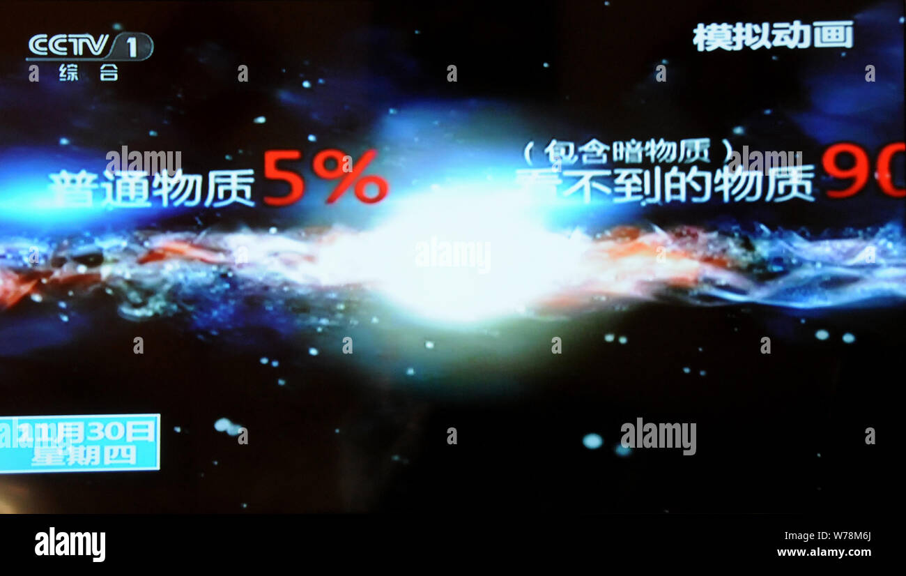 This TV grab taken by CCTV (China Central Television) on 30 November ...