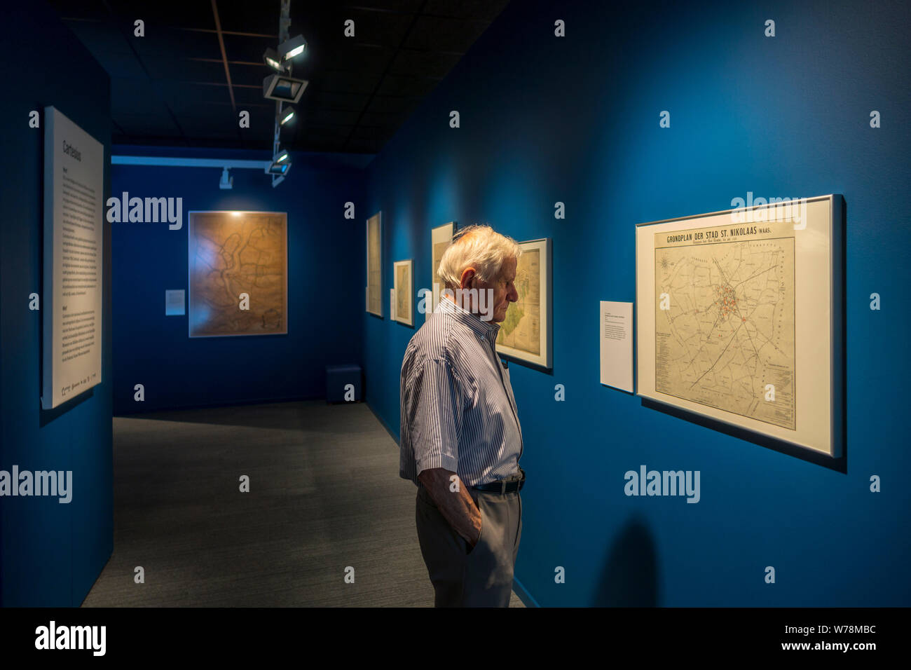 Cartographer looking at map hi-res stock photography and images - Alamy